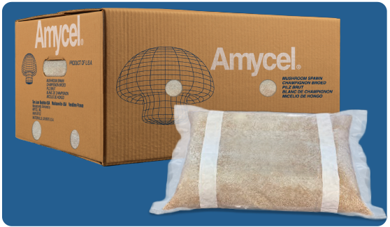 Commercial Mushroom Growing Products | Amycel and Spawn Mate